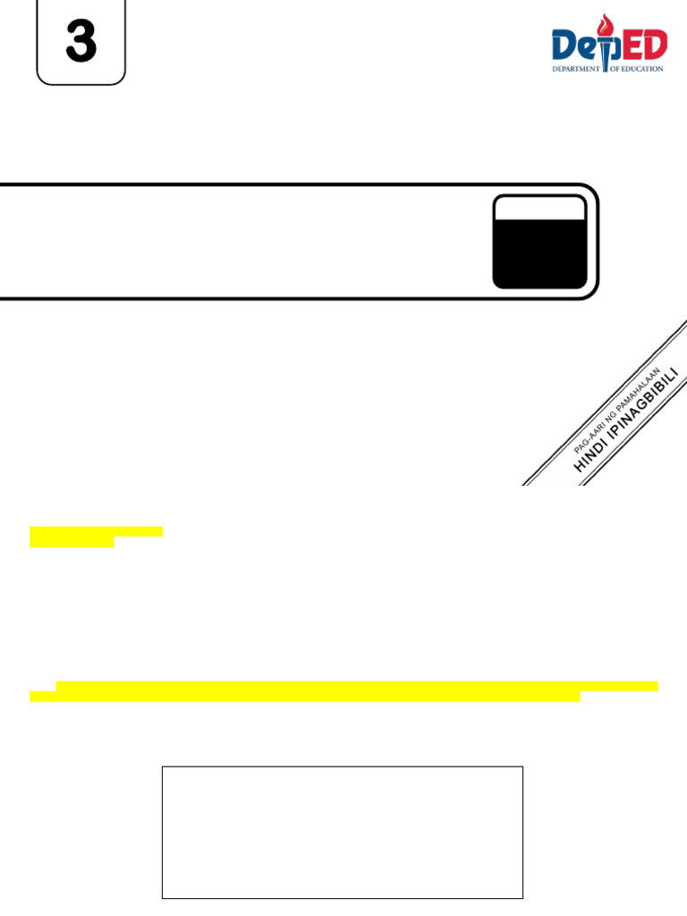 Lesson Exemplar GRADE 3 Q3 WEEK 7 Filipino Version - 2 | PDF