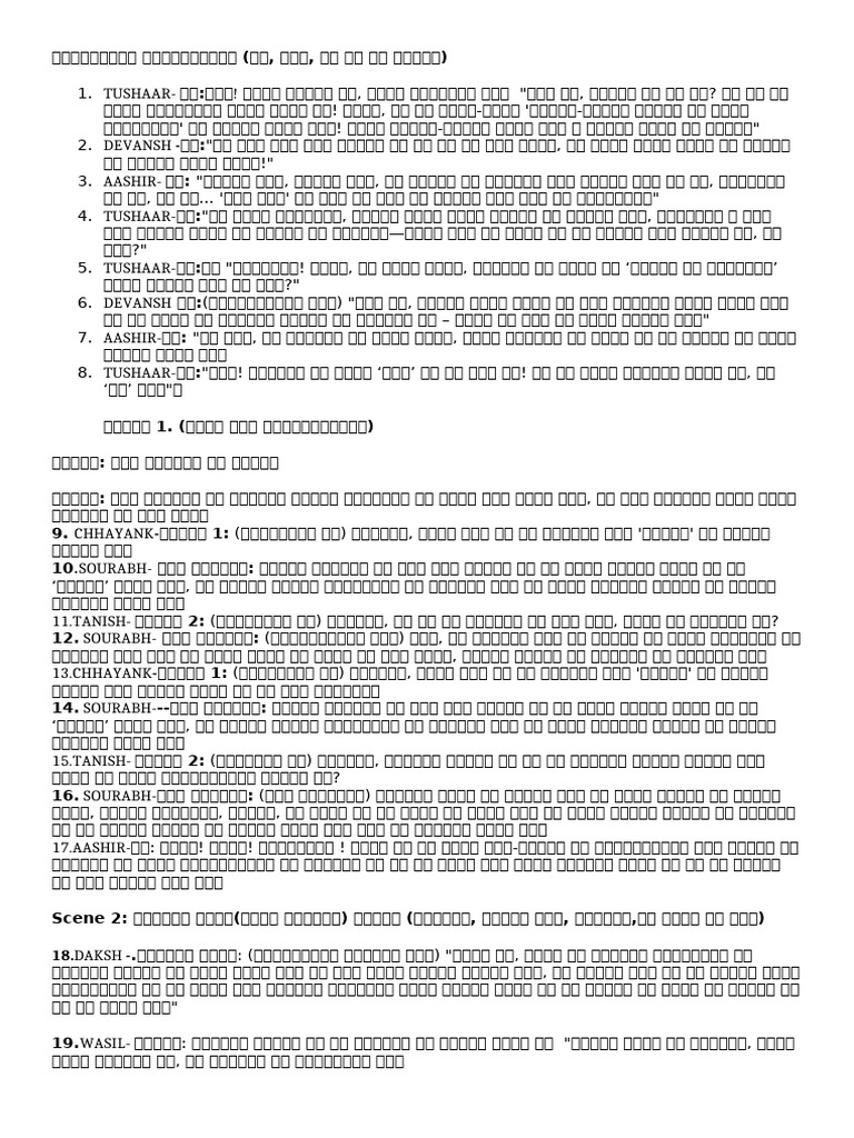 Final Hindi Script | PDF