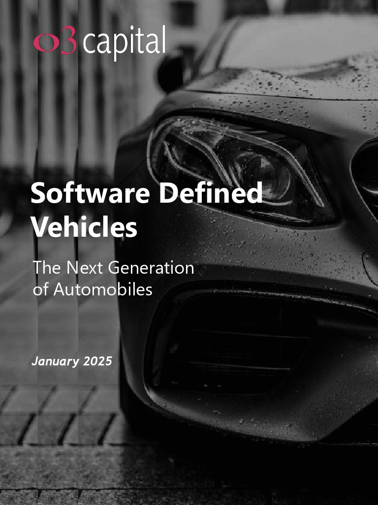 O3 Capital Note On Software Defined Vehicles and Their Evolution | PDF ...