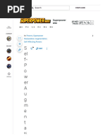 Categorized Superpowers List | PDF
