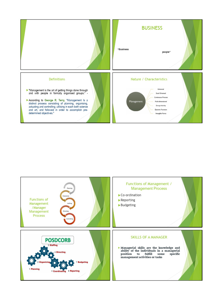 PPM Module 1 Handout | PDF