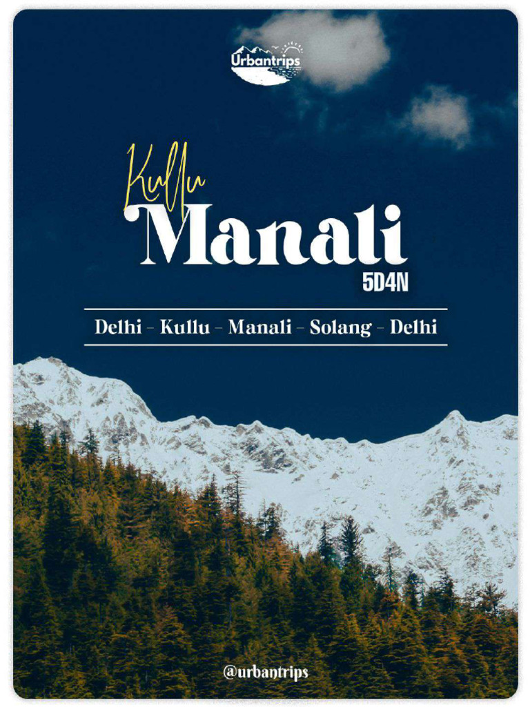 Kullu Manali Urbantrips LLP | PDF