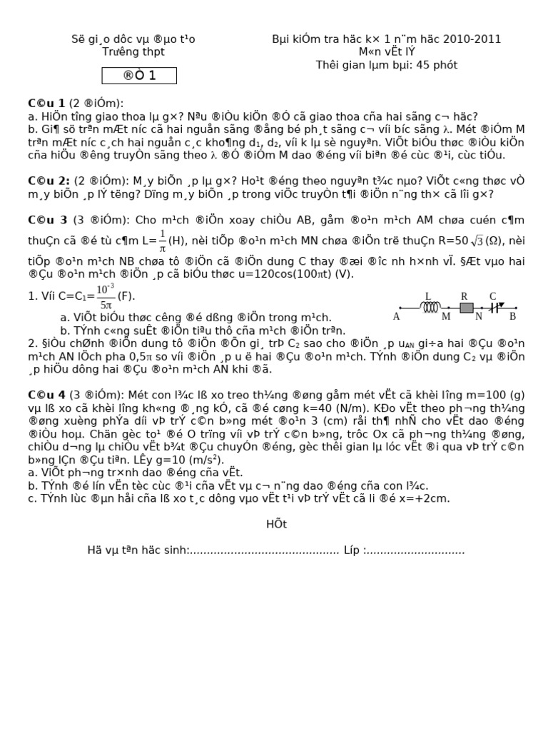 De 24 Dap an Thi HSG | PDF