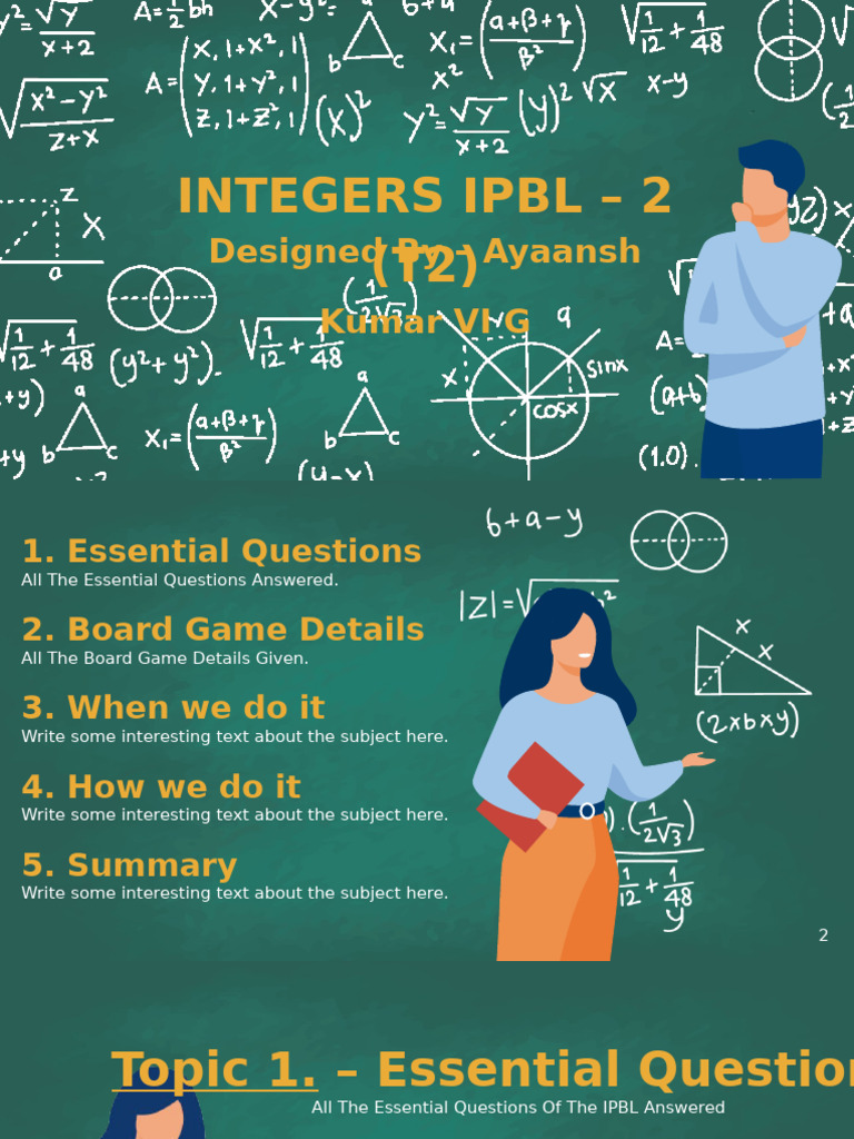 Mathematics - SlidesforEducation | PDF | Infographics | Desert