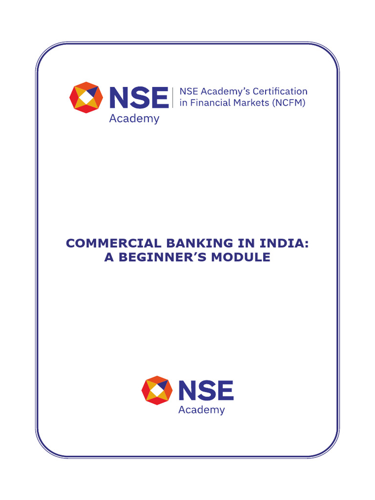 Commercial Banking in India A Beginner's Module NCFM | PDF | Banks | Reserve Bank Of India