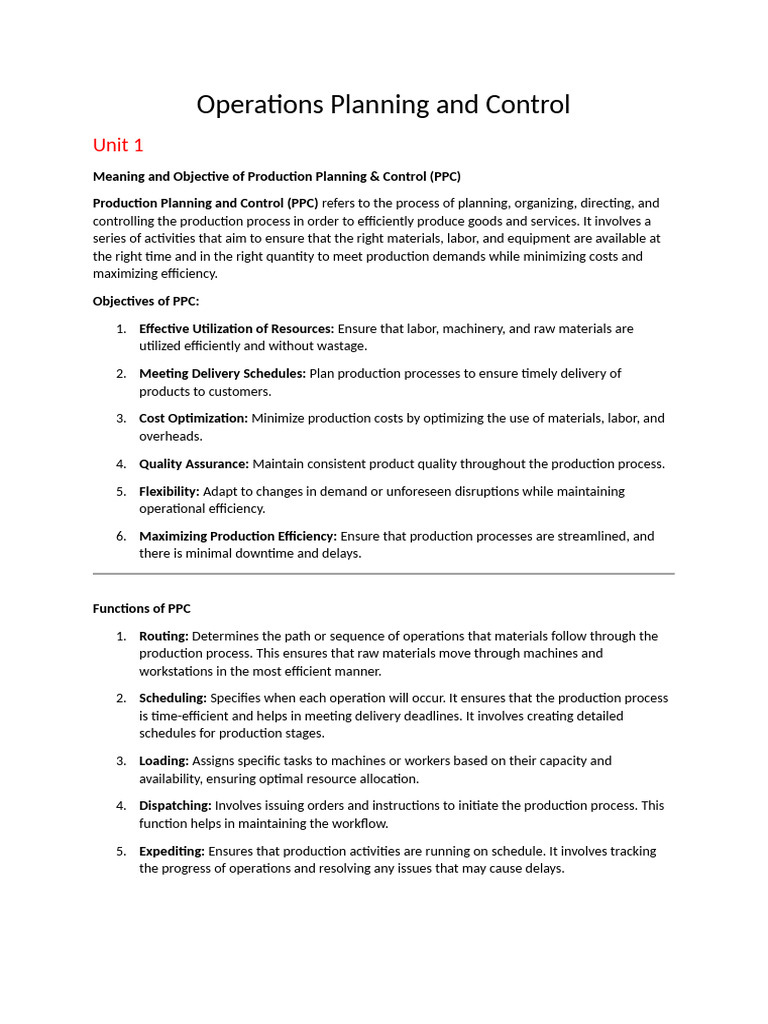 Capacity Planning in Operations Management | PDF | Lean Manufacturing ...