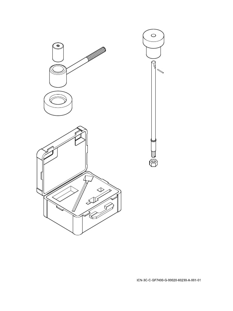 Tool Set, Tail Rotor Pitch Change Mechanism Bearings Removal ...