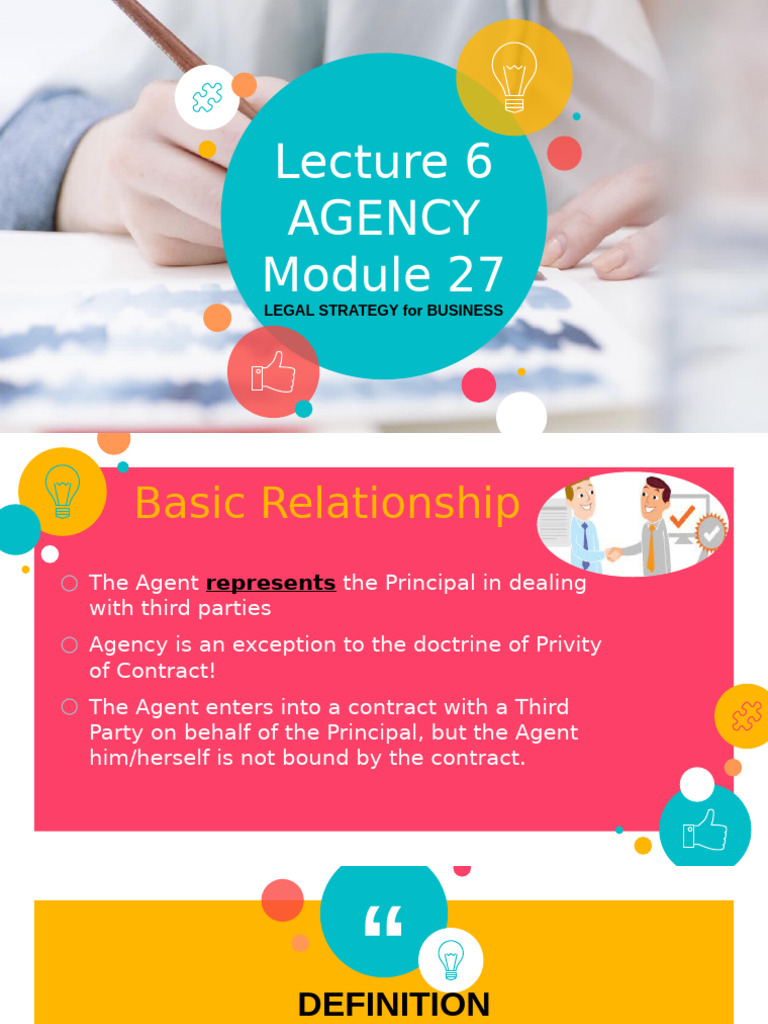 Legal Strategy For Business - Sixth Lecture | PDF | Partnership | Law ...