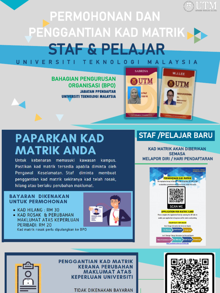 Permohonan Kad Matrik | PDF