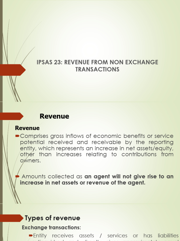 Ipsas 23 Ngo | PDF | Fair Value | Revenue