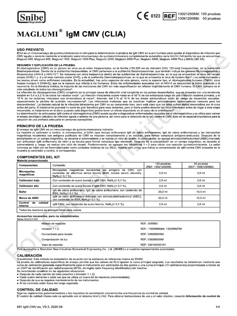 081 CMV IgM-es-V9.3 | PDF