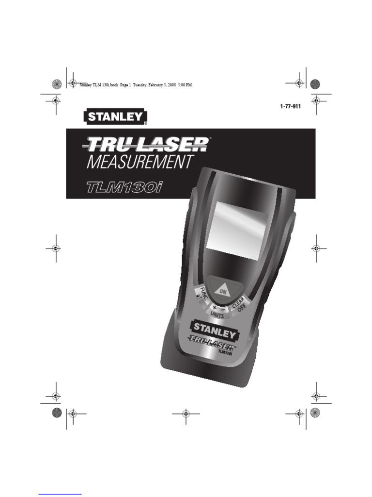 Stanley TLM 130 Laser Measure Guide | PDF | Measurement