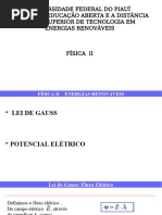 Tabela de Fórmulas de Eletrostática | PDF