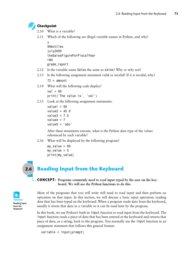 Mod02 Getting Inputs | PDF | Parameter (Computer Programming) | Input ... Mod02 Getting Inputs | PDF | Parameter (Computer Programming) | Input ...