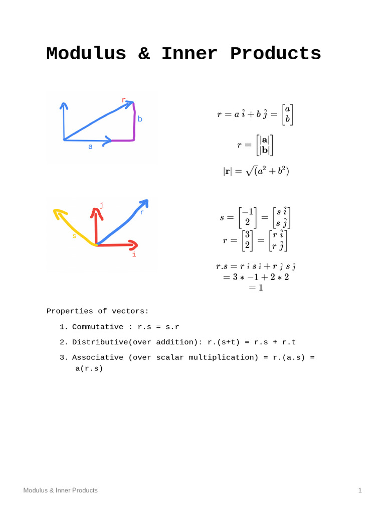 Week 2 | PDF | Basis (Linear Algebra) | Euclidean Vector