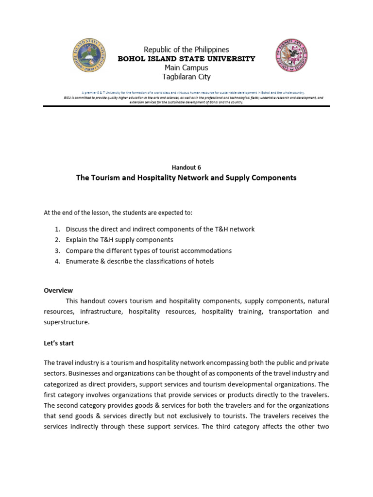 Handout 6 Macro Pdf Tourism Infrastructure