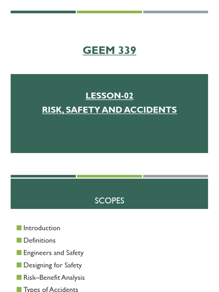 Lesson-02 | PDF | Safety | Risk