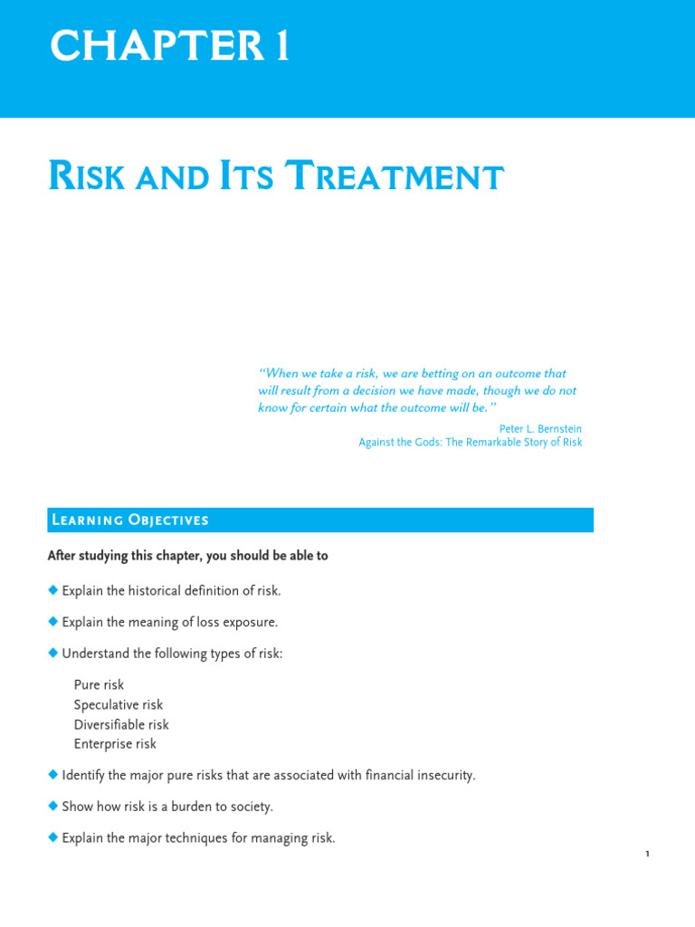 Risk Mgt. and Insurance CHP 1,2 | PDF | Insurance | Standard Deviation