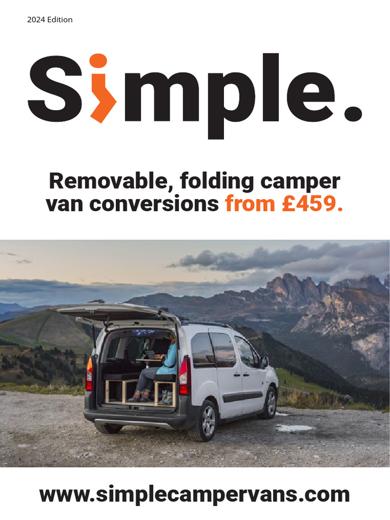 Simple-Camper-Vans-Brochure-2024 | PDF | Motor Vehicle | Commercial Vehicles