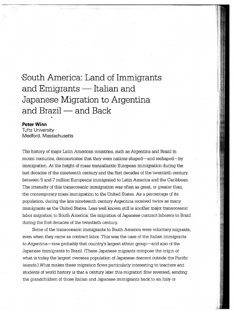 Paola Gonzales - [Template] Latin American Immigration | PDF