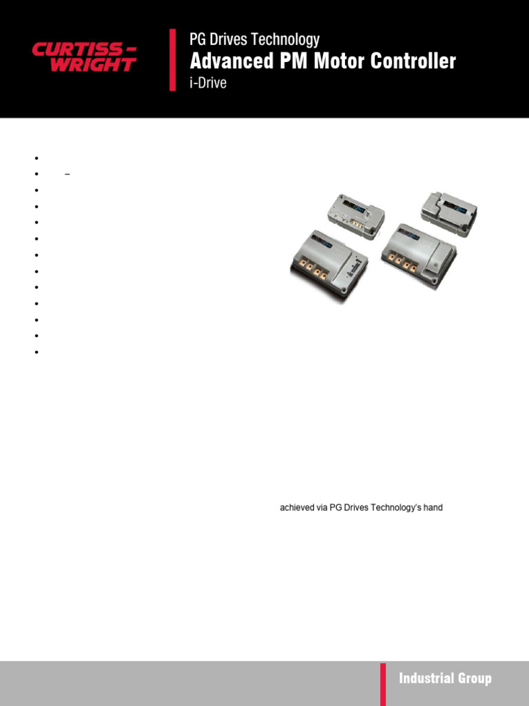i-Drive Motor Controller Overview | PDF | Relay | Electrical Engineering