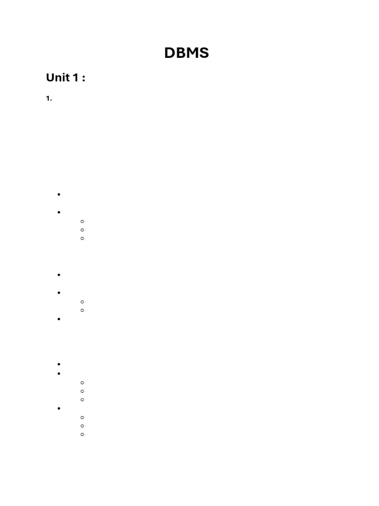 DBMS (1) | PDF | Databases | Relational Model