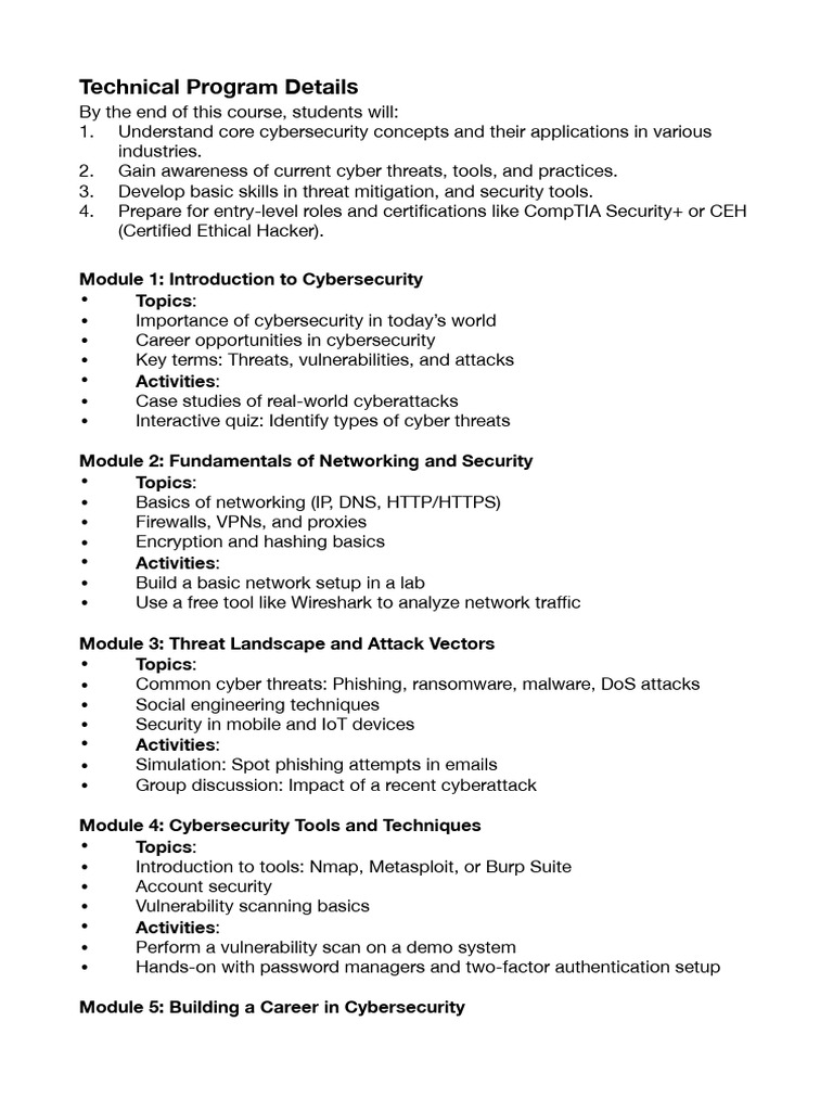 Technical Skills | PDF | Security | Computer Security