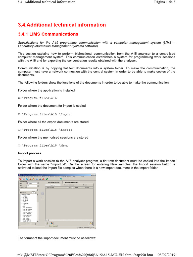 A15_LIMS | PDF | Computer File | Text File
