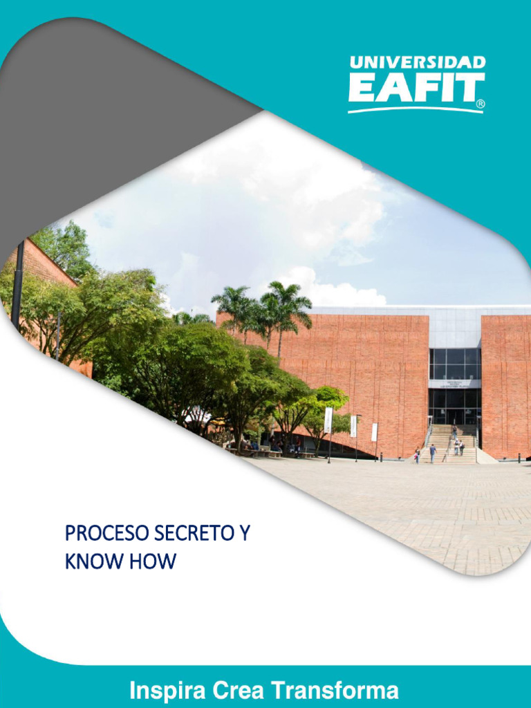 Proceso Secreto y Know How Eafit v1 - 14072017 | PDF | Secreto ...