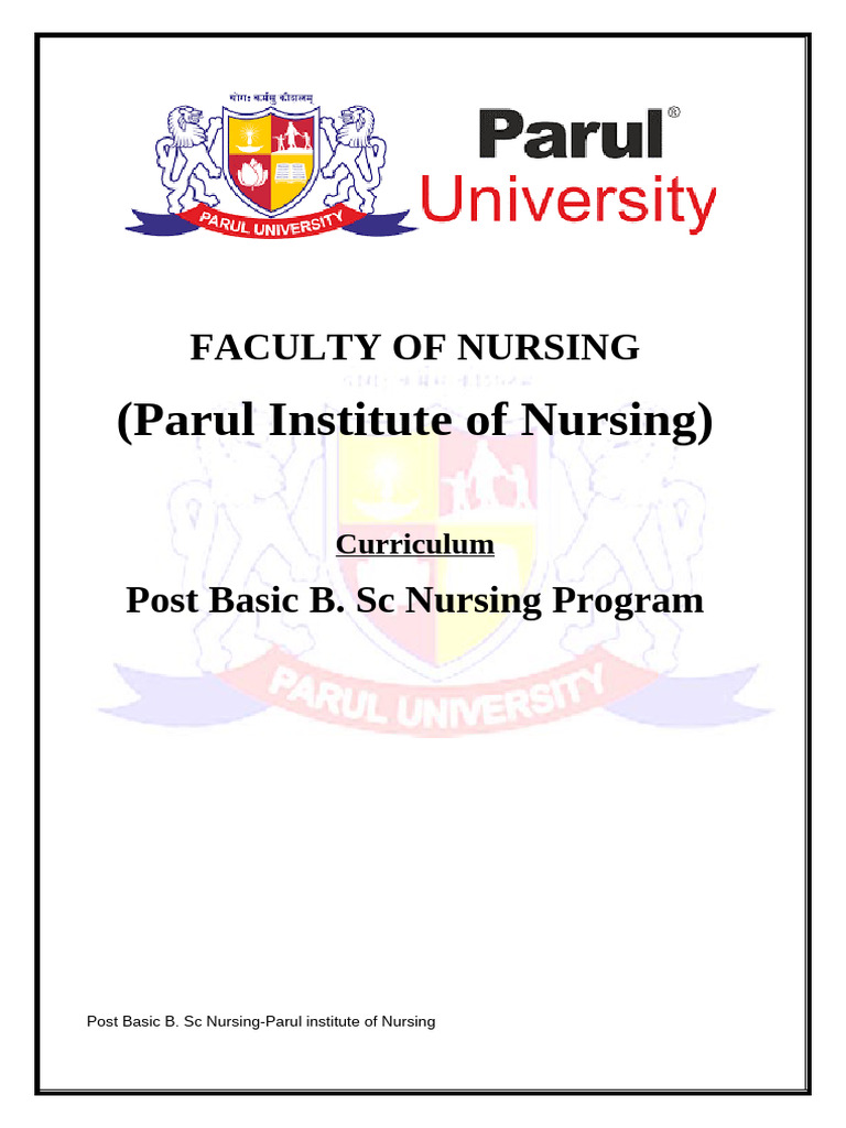 Post Basic B.Sc Nursing Curriculum Overview | PDF | Childbirth | Pregnancy