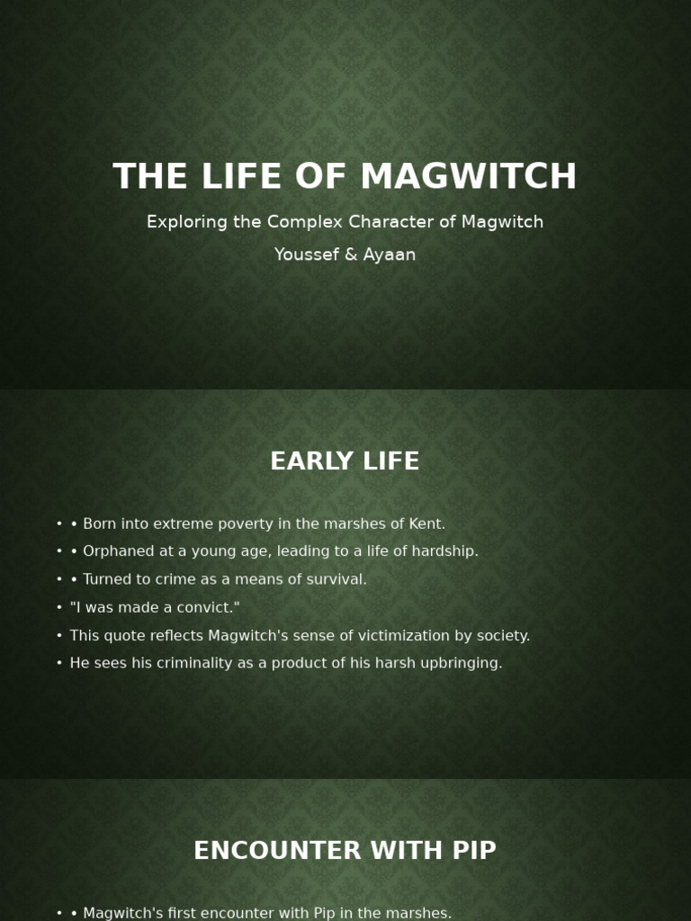 The Life of Magwitch | PDF