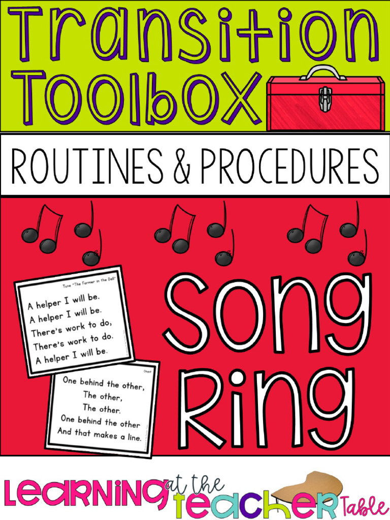 TransitionSongsforPreschoolClassroomManagementTransitionToolbox 1 | PDF