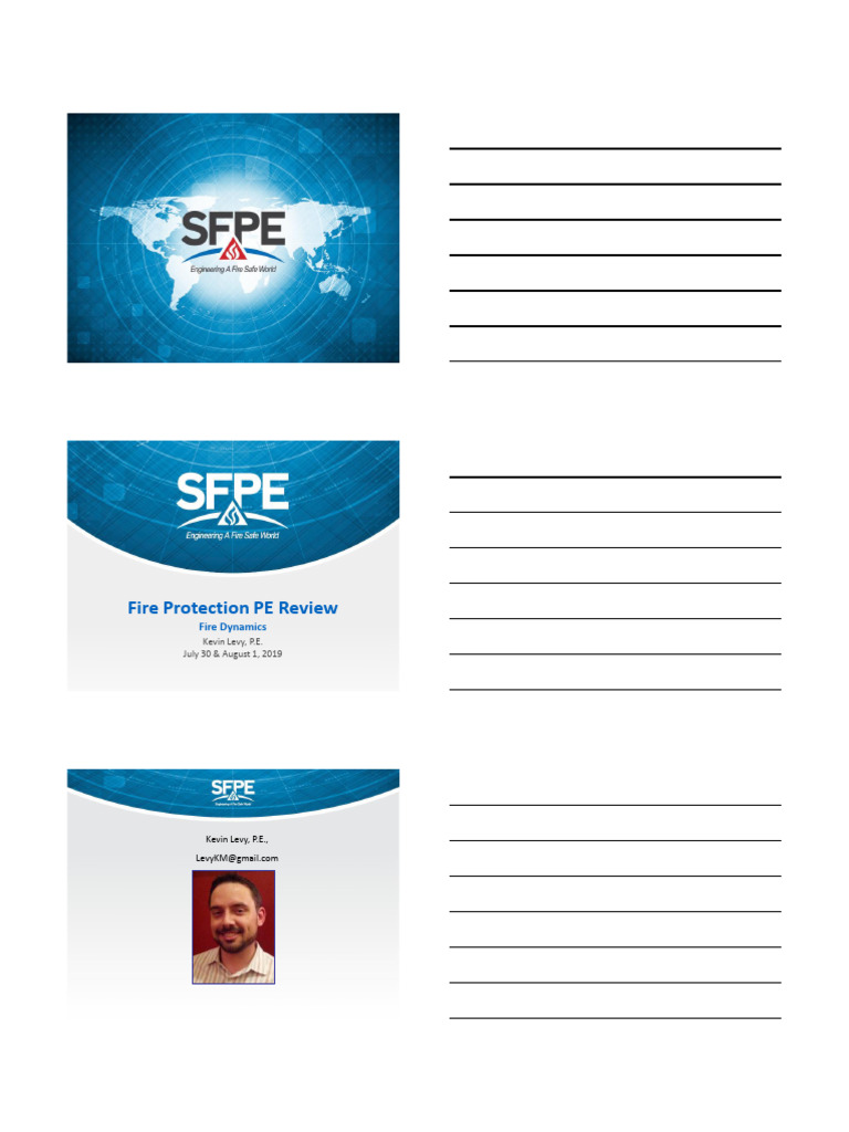 PE Session 4 Fire Dynamics 2019 Kevin Levy r0 - 3 - Per - Page | PDF ...