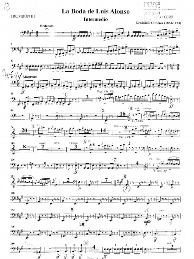 11 LA BODA DE LUIS ALONSO-TROMBÓN 3 | PDF