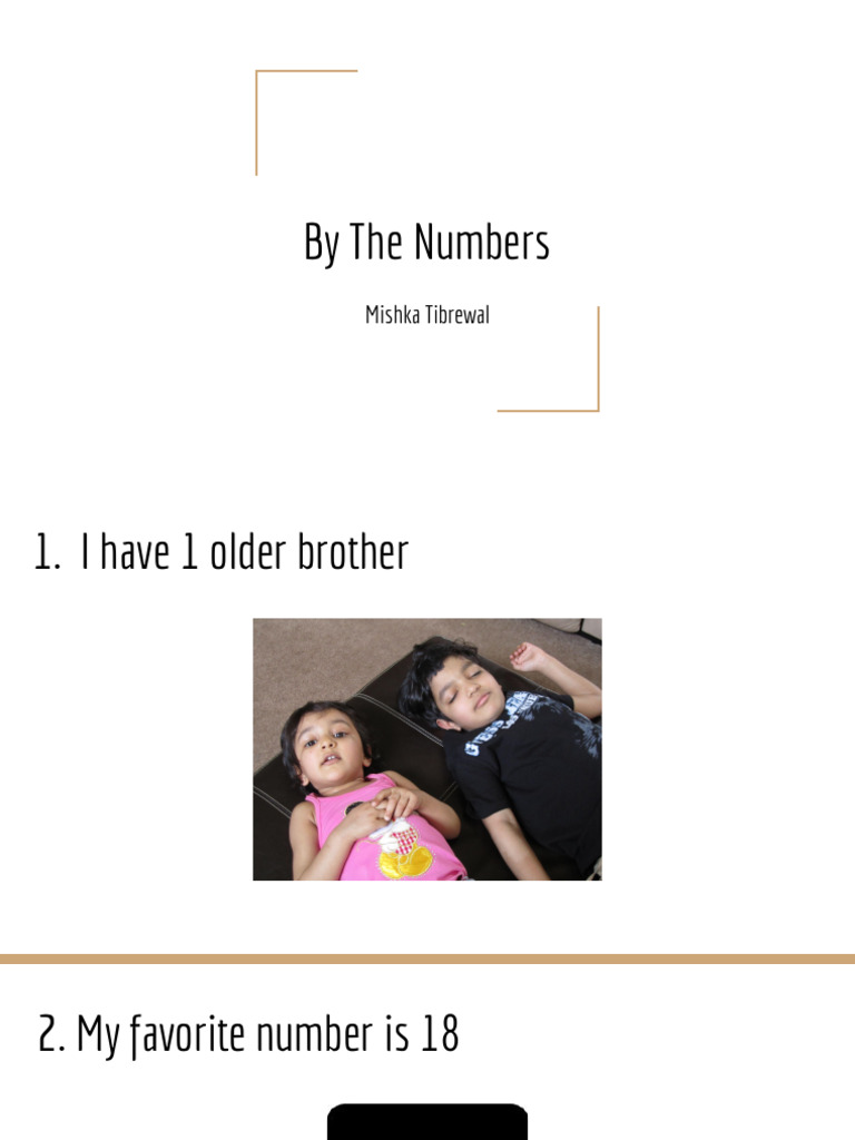 By The Numbers | PDF