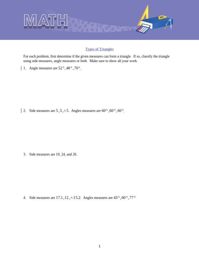 Math8_M5Worksheet2 | PDF