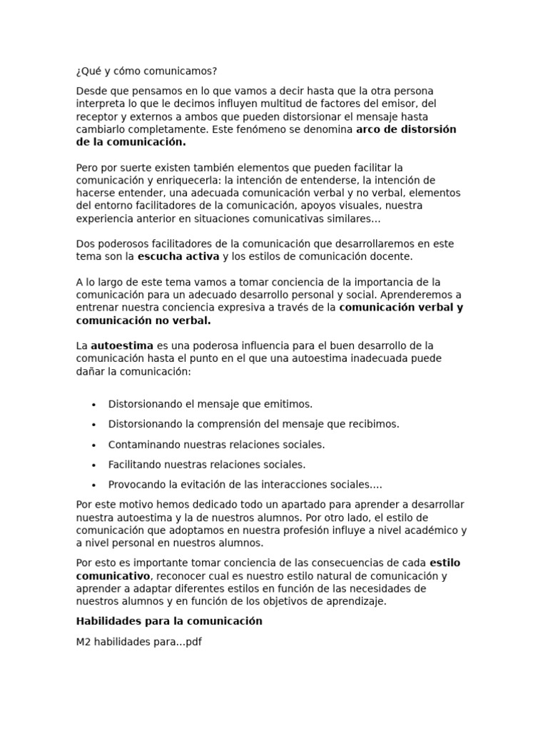 Qué y Cómo Comunicamos | PDF | Comunicación | Empatía