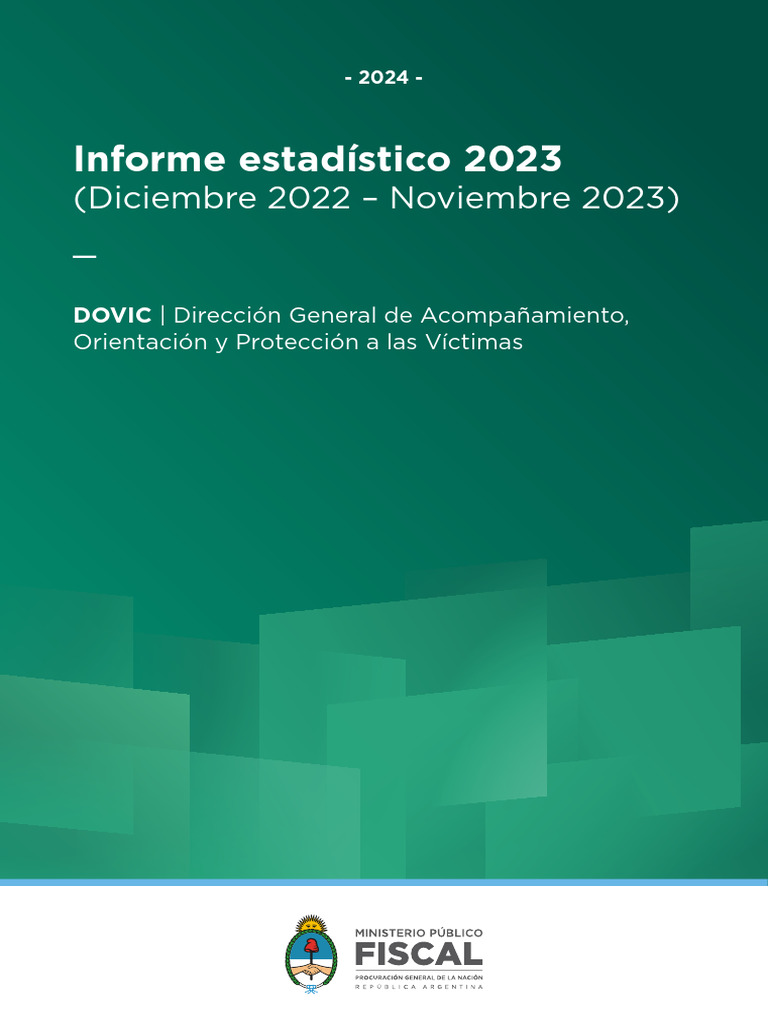 DOVIC-Informe-estadistico2024 | PDF | Información | Victimologia