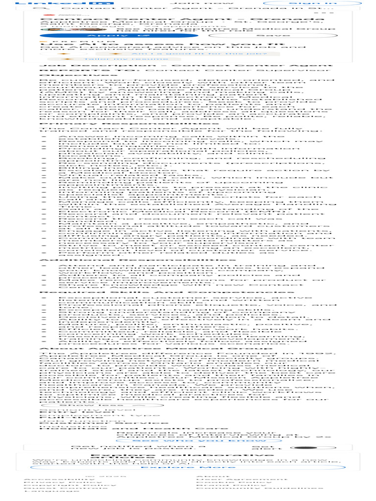 Appletree Medical Group Hiring Contact Center Agent - Grenada in St ...