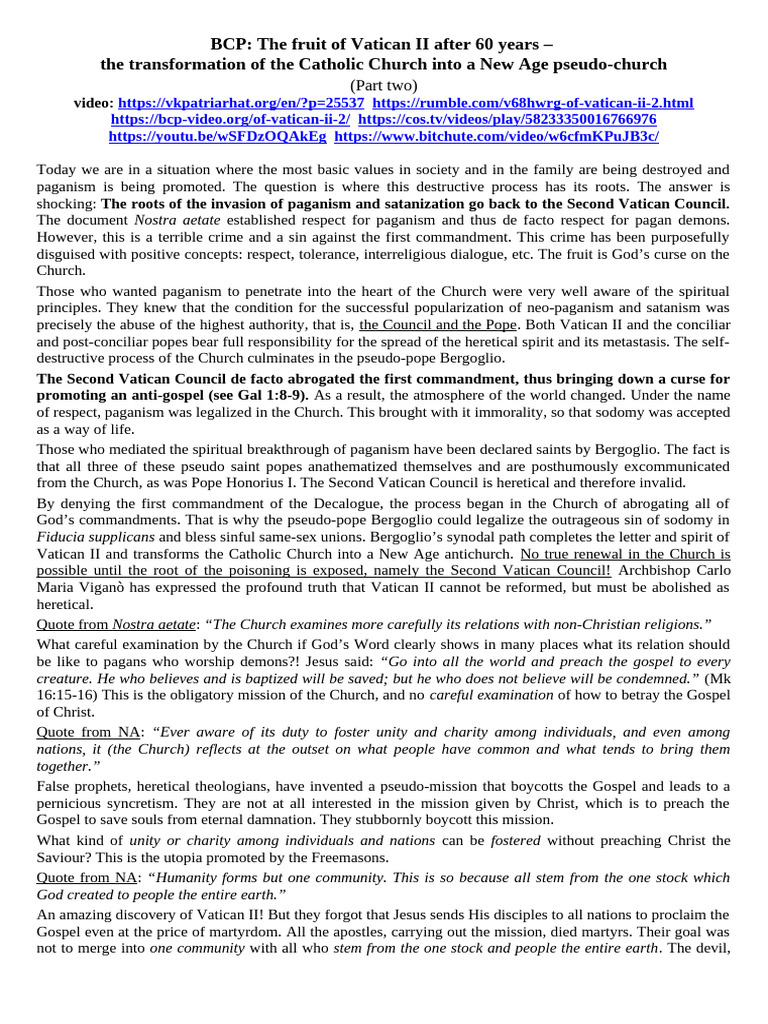 Vatican II: Roots of Church Transformation | PDF | Catholic Church | Jesus