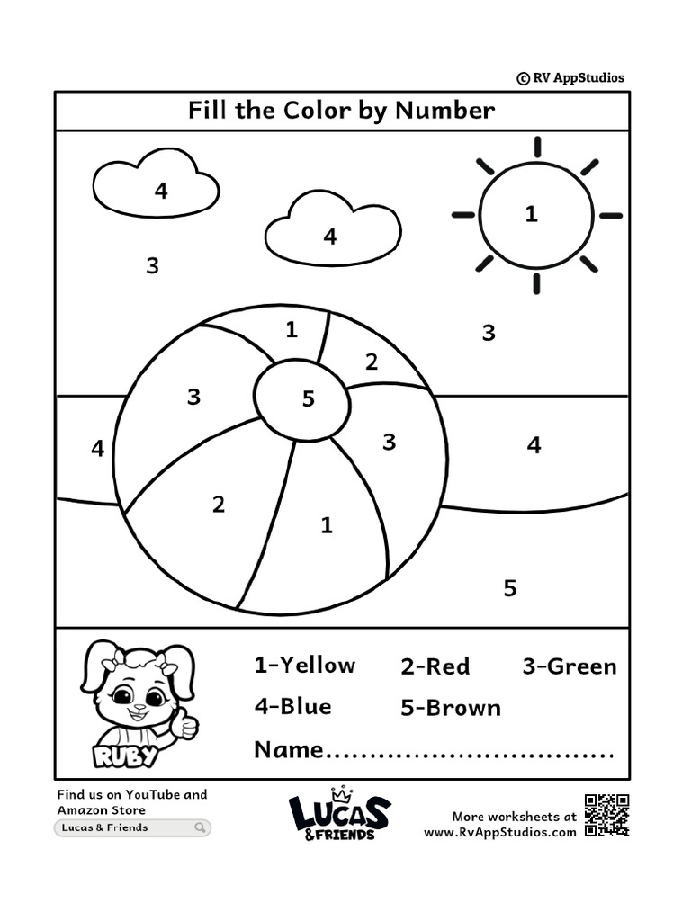 157-free-printable-worksheets-for-kids-color-by-number-worksheets-color ...