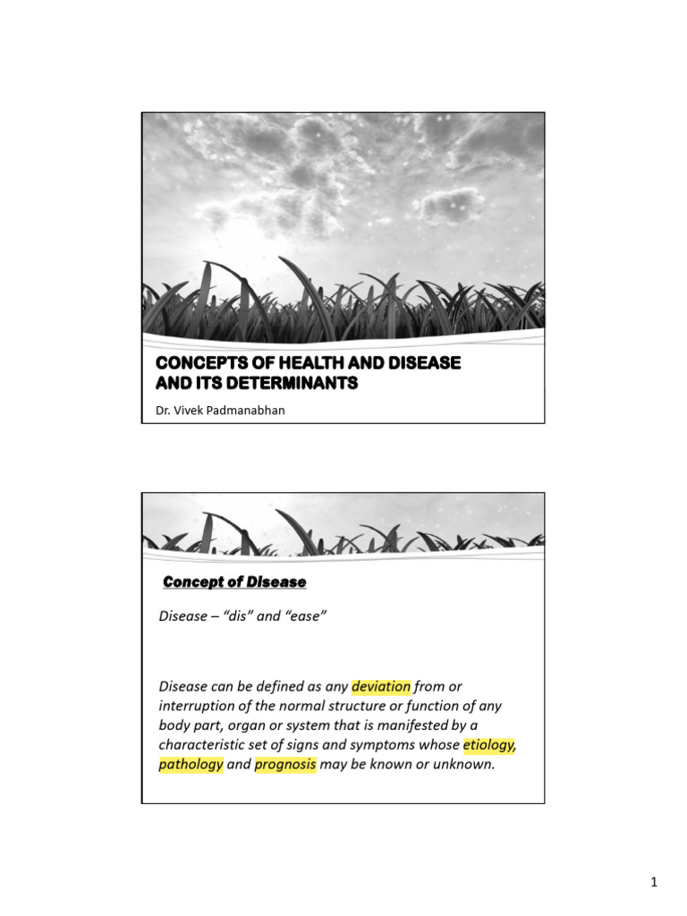 Understanding Disease Concepts and Indicators | PDF | Mortality Rate ...