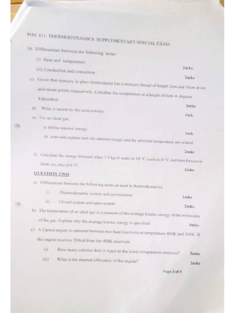 4.1 Physics Past Papers | PDF