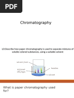 Paper Chromatography Diagram Explained | PDF
