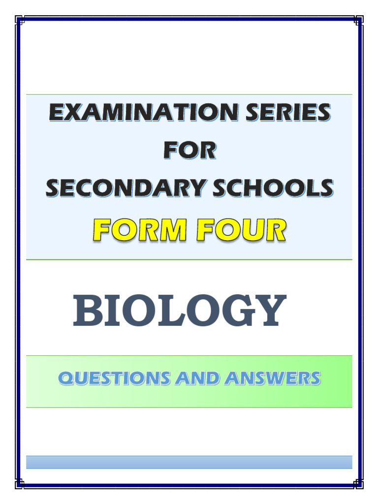 Biology f4 Series & Ms | PDF | Cell (Biology) | Kidney