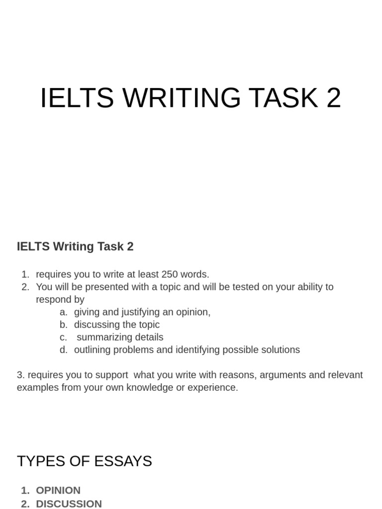 ELTS WRITING TASK 2 - Paraphrasing | PDF | Essays | Question