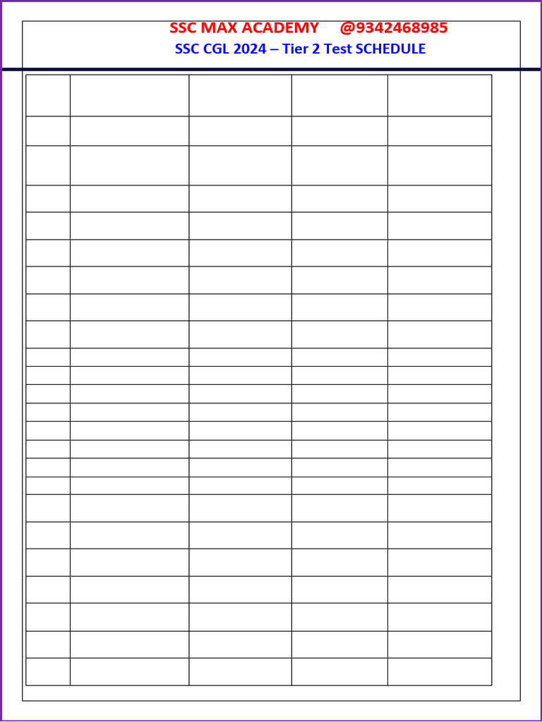 Tier-2 Test(Class) | PDF