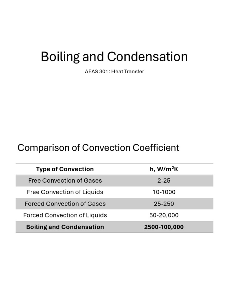 Boiling and Condensation | PDF | Boiling | Heat Transfer