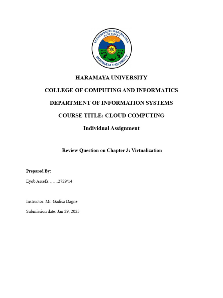 Chapter 3 - Virtualization | PDF | Virtualization | Virtual Machine