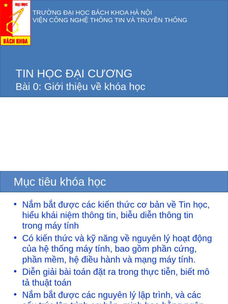 Bai01_Thong Tin Va Bieu Dien Thong Tin | PDF